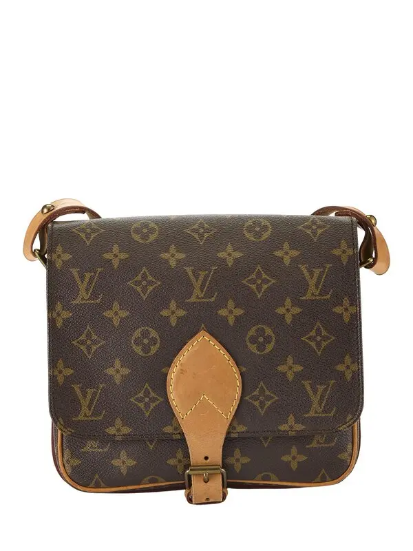 LOUIS VUITTON Monogram Canvas Cartouchiere - Brown