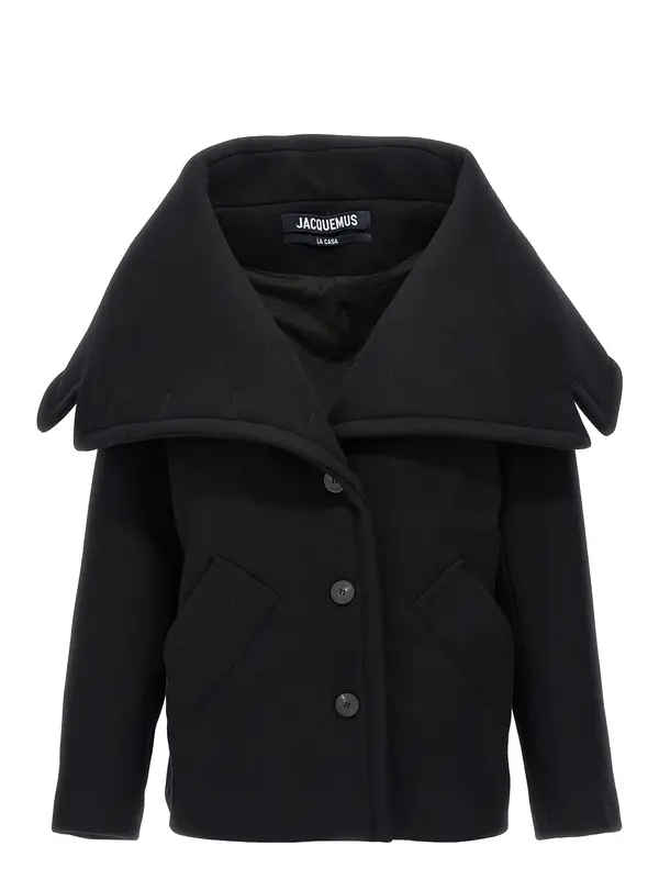 Jacquemus Le Caban Caruso Coat - Black