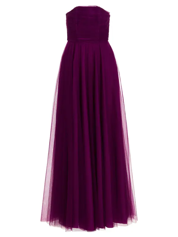 19:13 DRESSCODE Long Tulle Dress - Purple