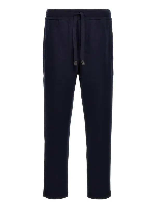 Brioni Cotton Joggers - Blue
