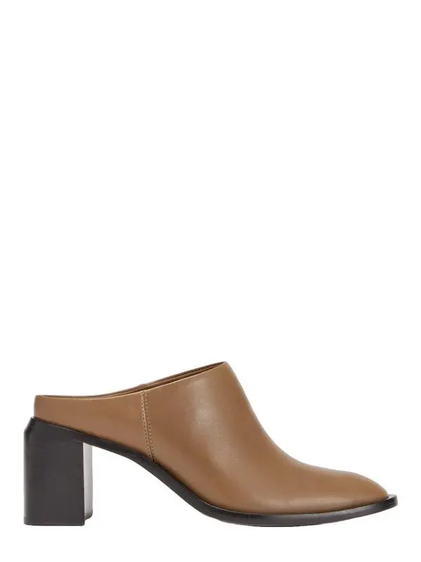 Everlane Outlaw Leather Mule - Saddle Brown