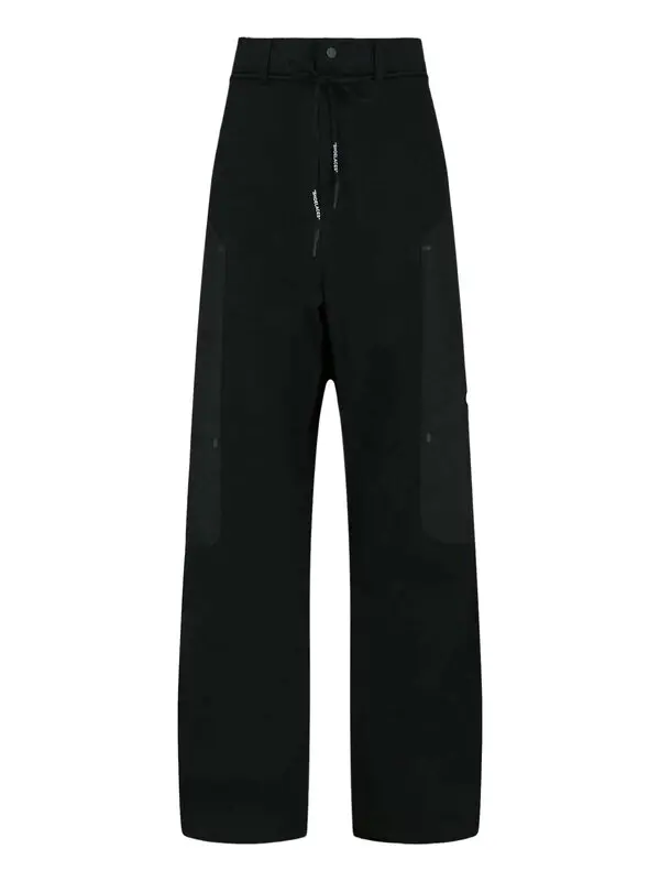 Off-White X Nike Techno Fabric Track Pants - Black