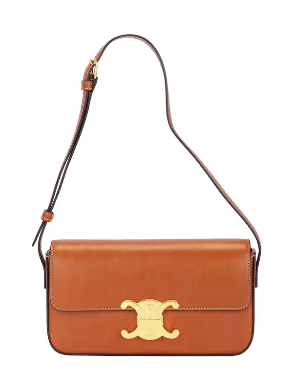 Celine Triomphe Shoulder Bag - Brown