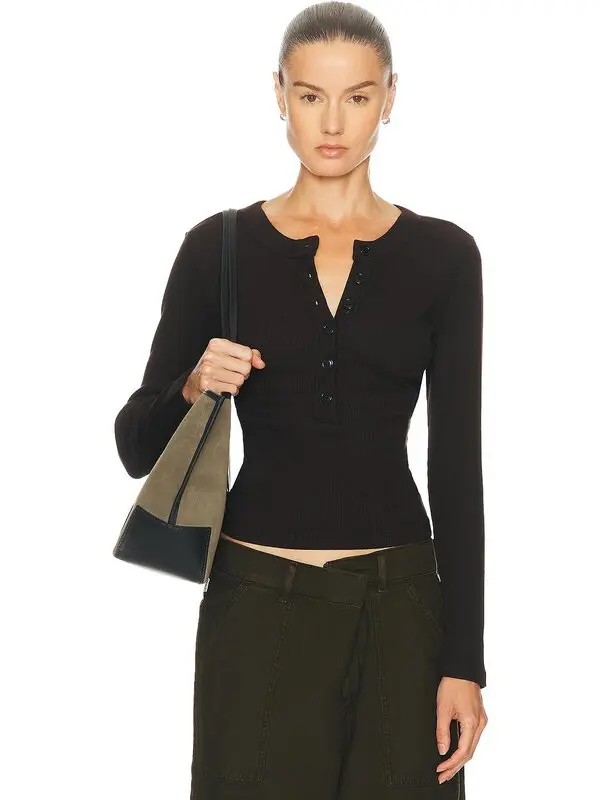 Citizens Of Humanity Varra Henley - Chocolate