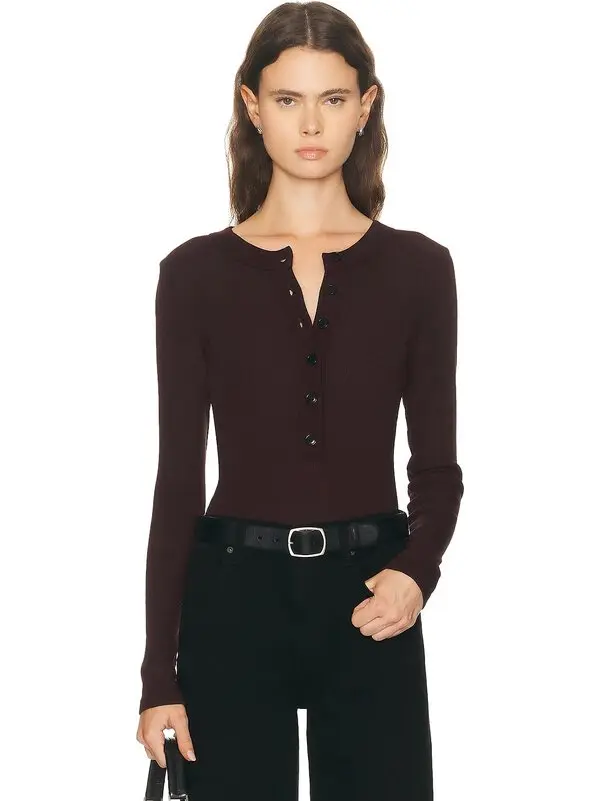 Citizens Of Humanity Varra Henley - Mahogany