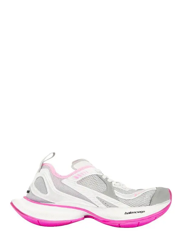Balenciaga Circuit Sneaker - Grey  White  & Pink