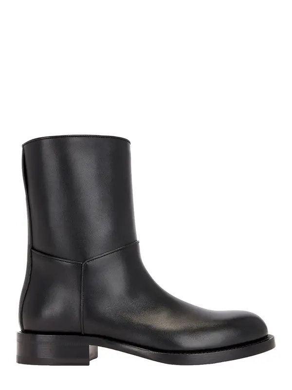 THE ROW Nobilis Ankle Boots - Black