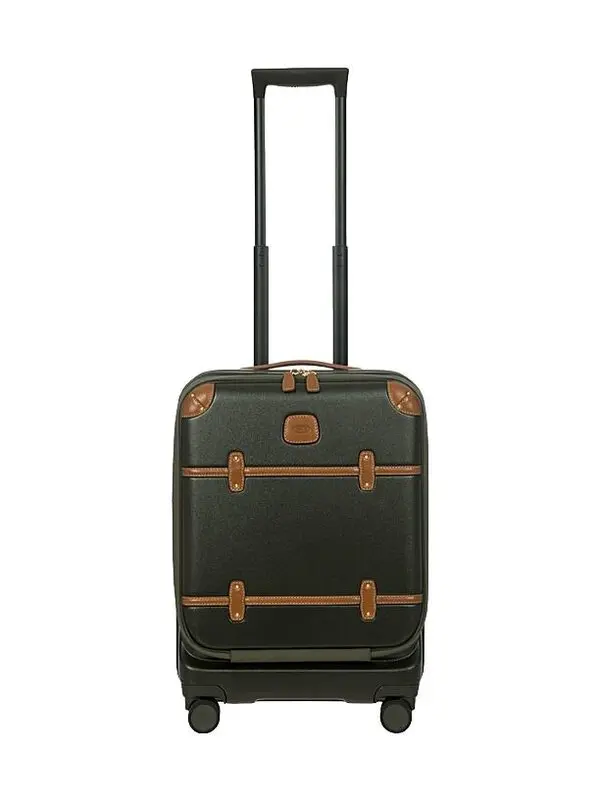 Bric'S Bellagio 21-inch Pocket Spinner Suitcase - Olive