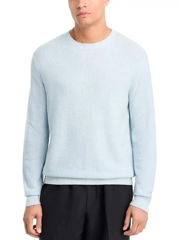 Vince Geo Jacquard Sweater - Whitecap/classic Cream
