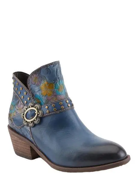 SPRING STEP SHOES Daintylady Bootie - Blue Multi