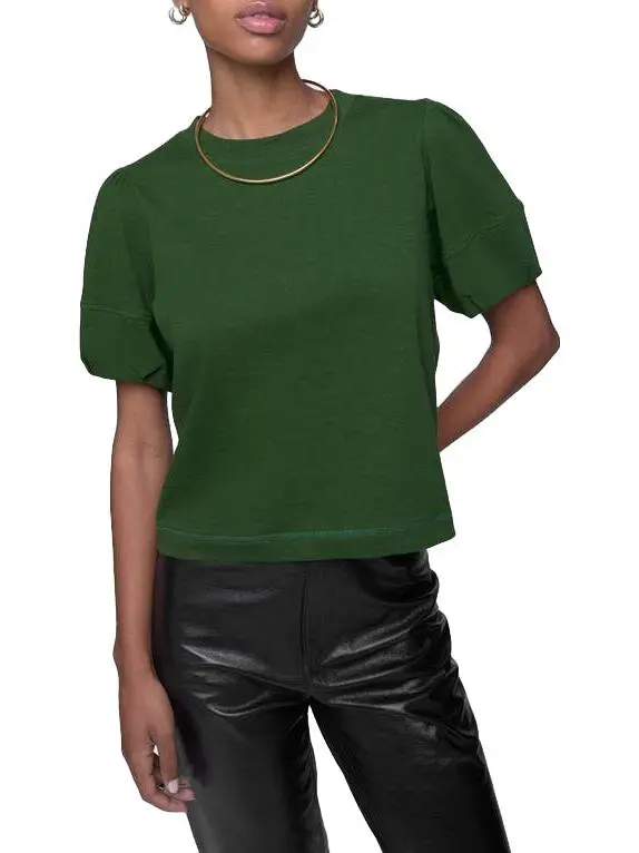 Rebecca Minkoff Val Puff Sleeve T-shirt - Army