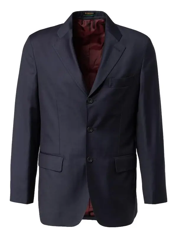 Rubinacci Wool Blazer - Blue