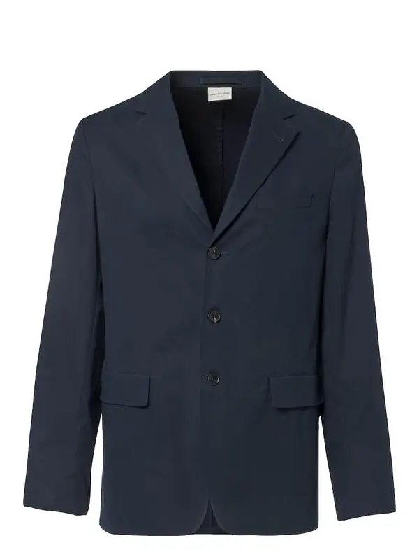 Dries Van Noten Cotton-blend Blazer - Blue