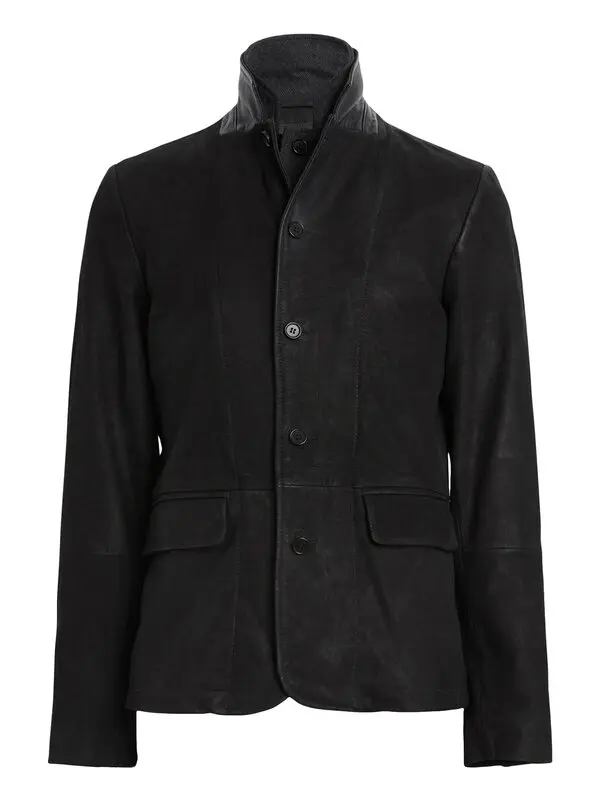 ALLSAINTS Suede Survey Blazer - Black