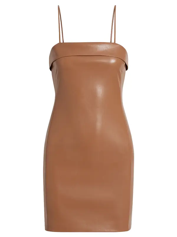 Alice + Olivia Kelly Mini Dress - Camel