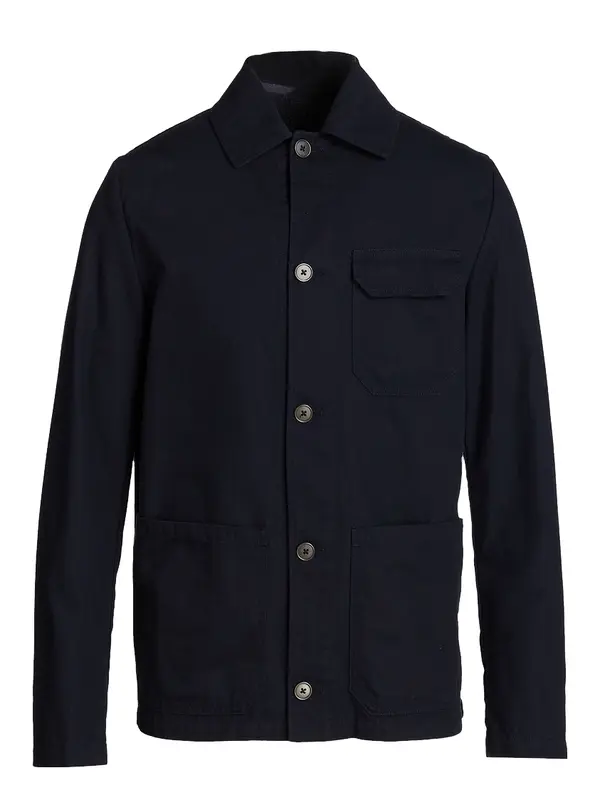 SLOWEAR Montedoro Cotton-canvas Jacket - Midnight Blue