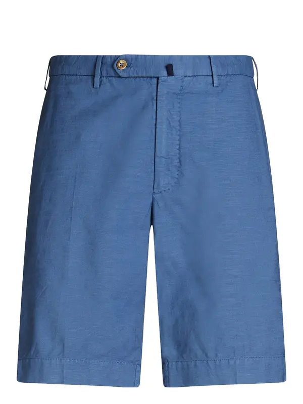 SLOWEAR Incotex Cotton Chino Shorts - Blue