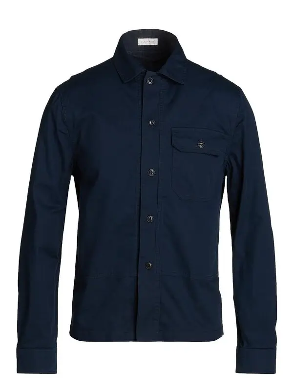 SLOWEAR Glanshirt Cottontwill Shirt - Navy