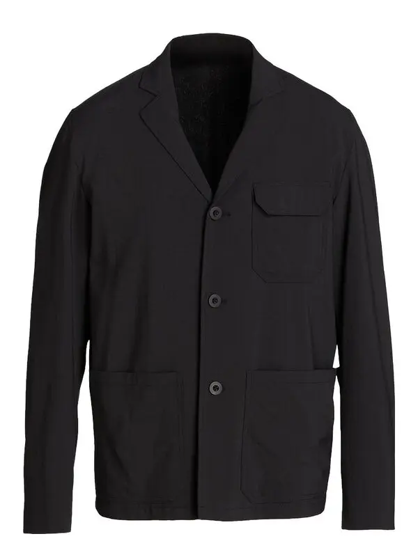 SLOWEAR Wool-blend Blazer - Charcoal