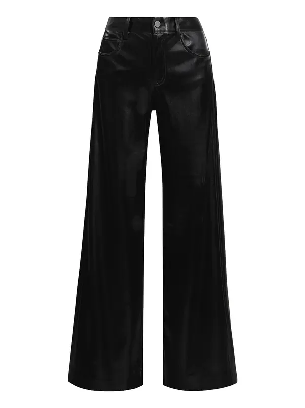 Alice + Olivia Trish Wide-leg Pants - Black