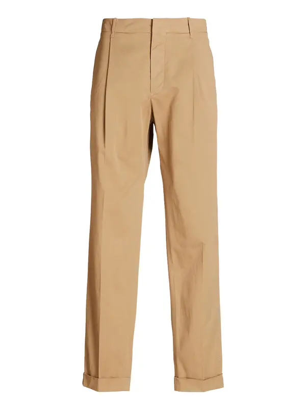 SLOWEAR Incotex Tapered Cotton And Linenblend Twill Chinos - Sand