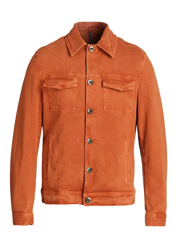 SLOWEAR Montedoro Denim Jacket - Orange