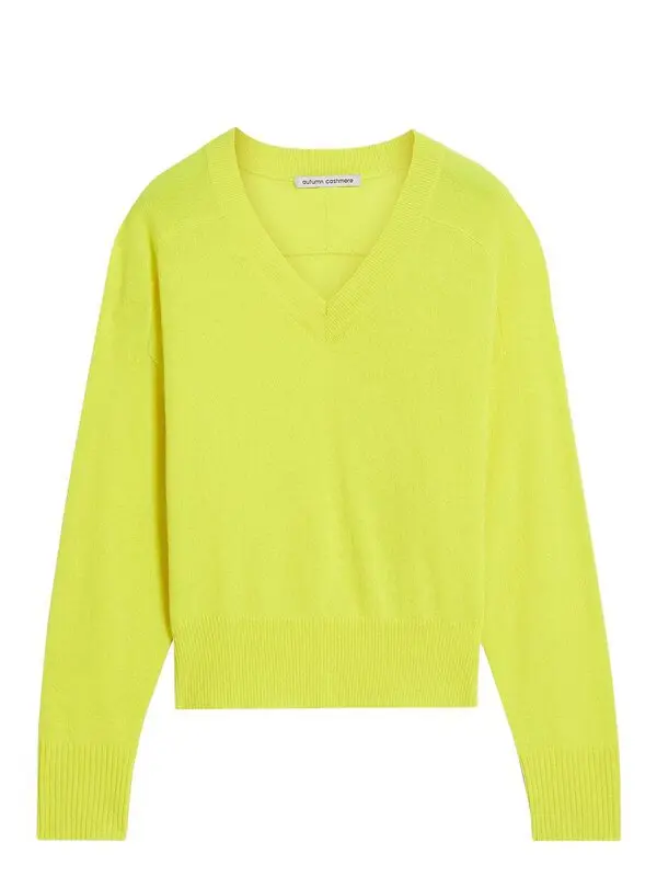 Autumn Cashmere Sweater - Yellow