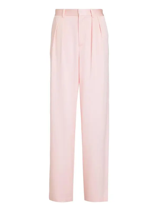 Alice + Olivia Pompey Wide-leg Pants - Baby Pink