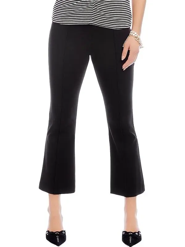 Fifteen Twenty Sigourney Pintuck Cropped Pants - Black