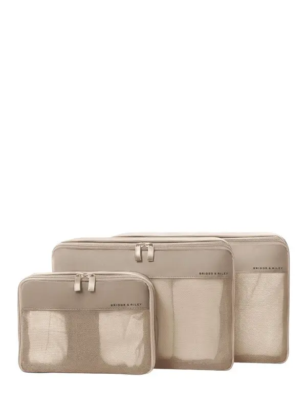 Briggs & Riley Carry-on Compression Packing Cube Set - Tan