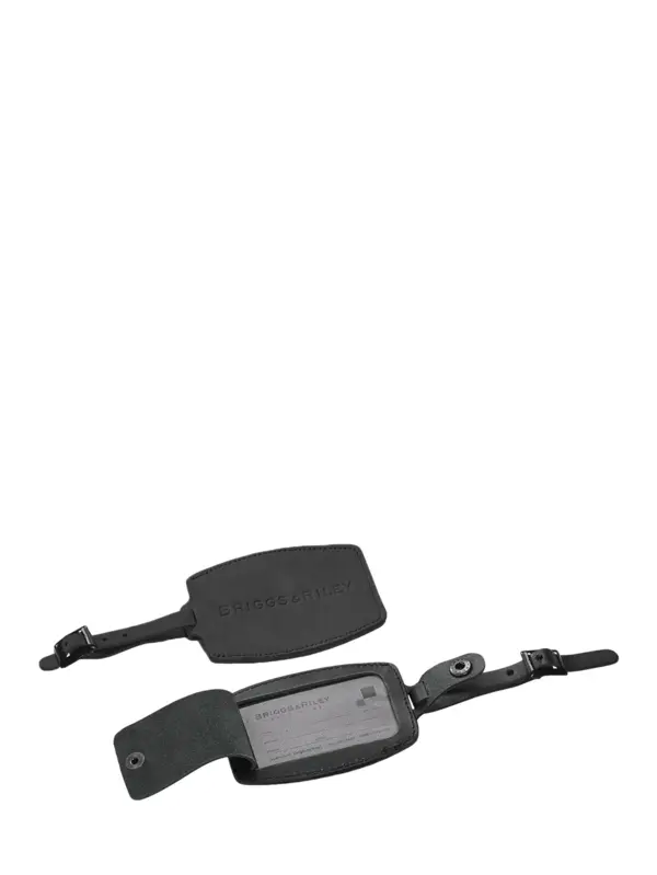 Briggs & Riley Leather Luggage Tag - Black