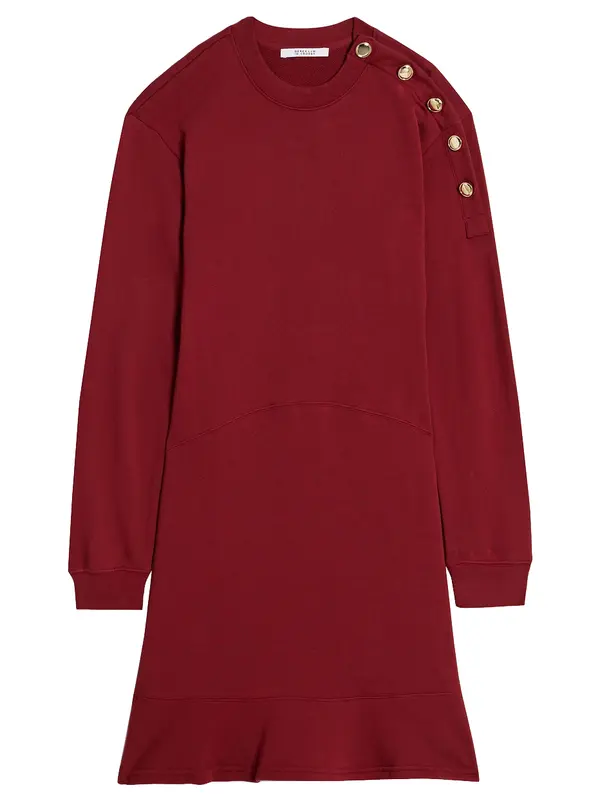 Derek Lam 10 Crosby Camden Mini Dress - Claret