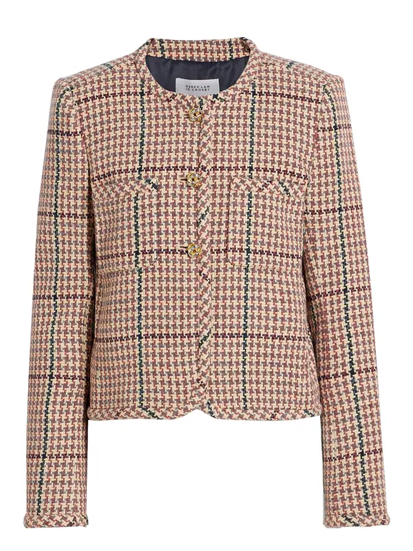 Derek Lam 10 Crosby Emilia Cotton-blend Tweed Jacket - Beige