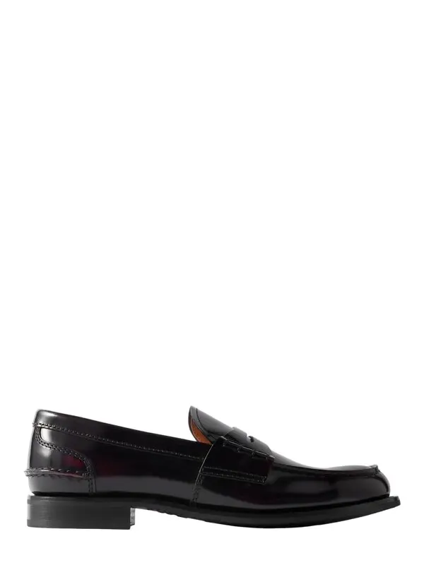 Church's Pembrey W Leather Loafers - Burgundy
