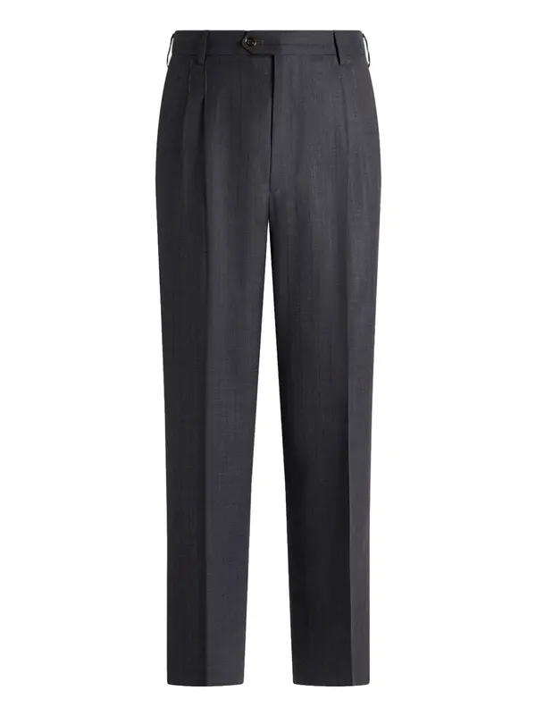 Etro Jacquard Trousers - Grey