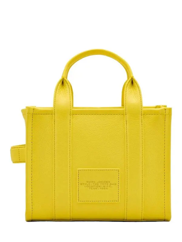 Marc Jacobs Leather Small Tote Bag - Yellow