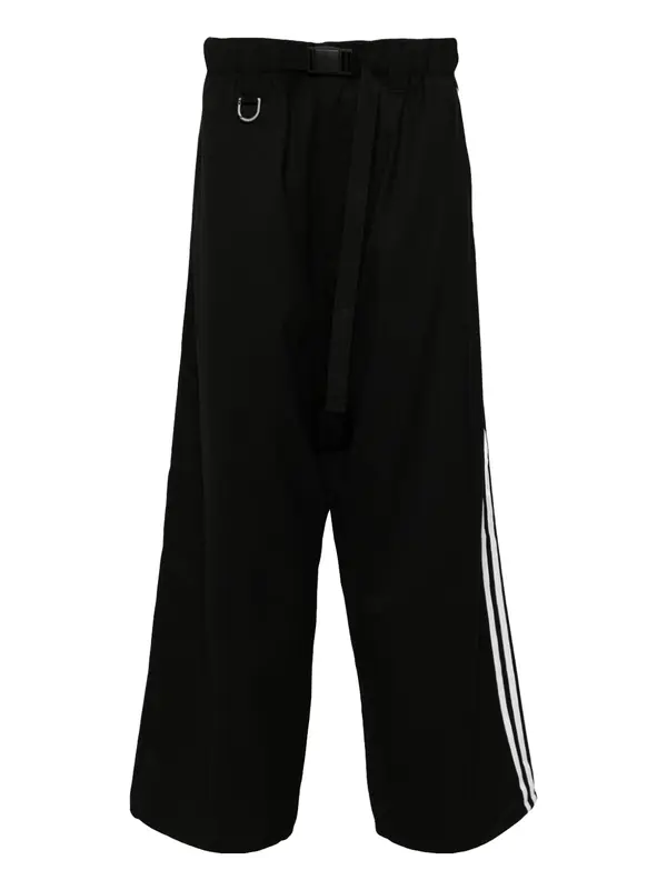 Y3 X Adidas 3-stripes Logo Trousers - Black