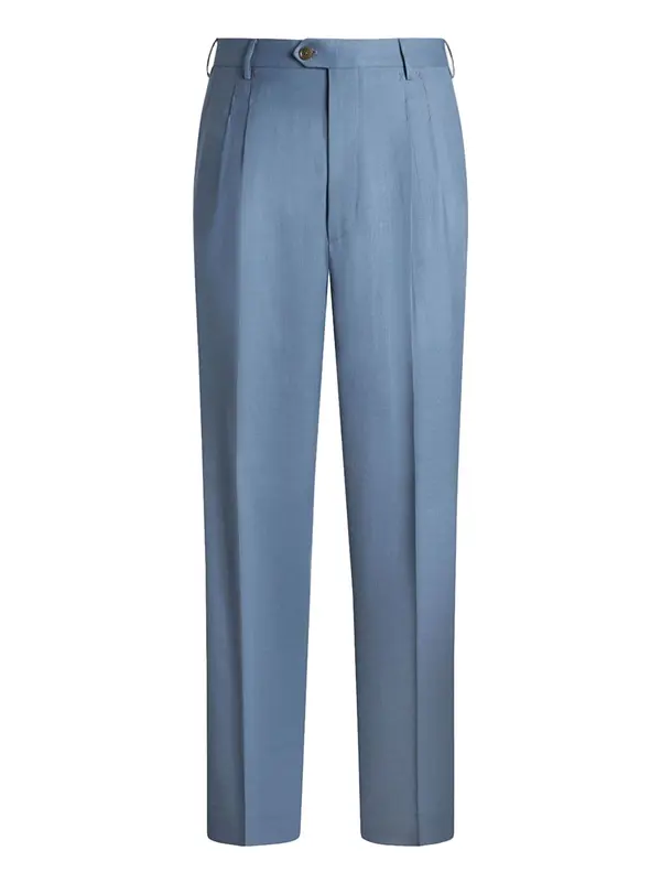 Etro Pleated Trousers - Blue