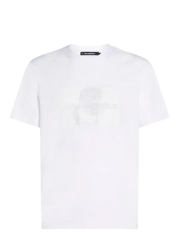 Karl Lagerfeld Optical Illusion T-shirt - White