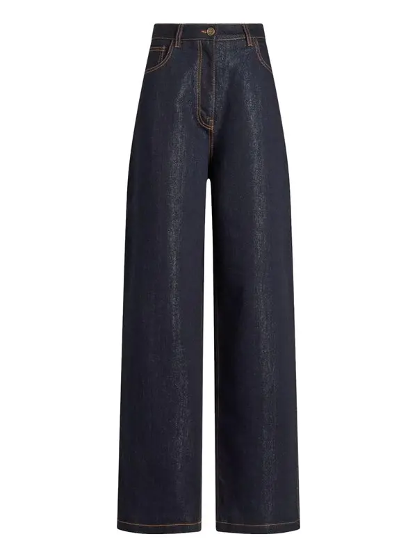 Etro Wide-leg Jeans - Blue