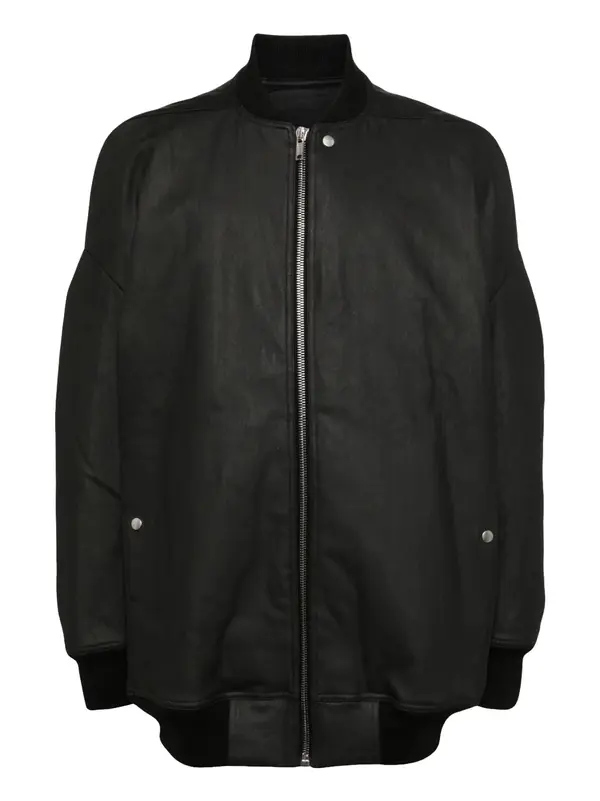 Rick Owens Elongated Bomber Jacket - Black