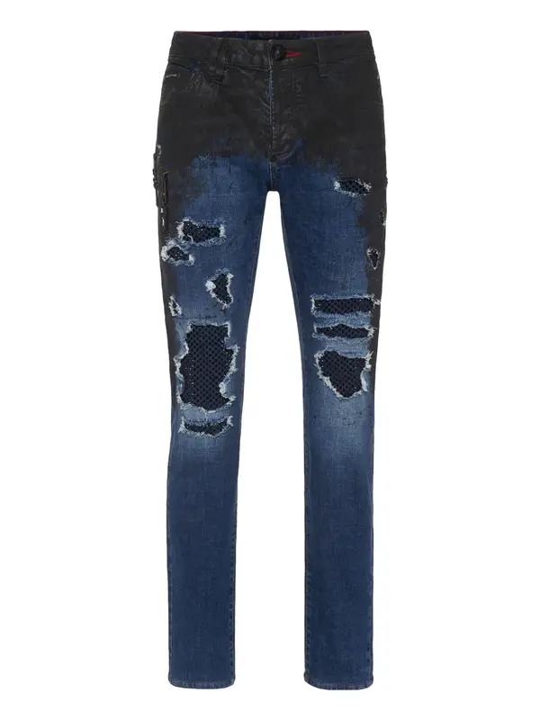 Philipp Plein Rock Star Denim Jeans - Blue
