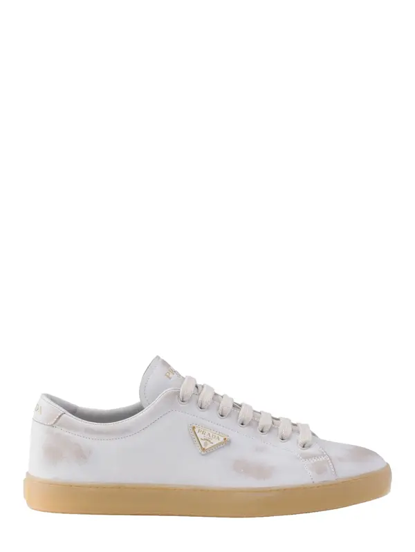Prada Leather Sneakers - White