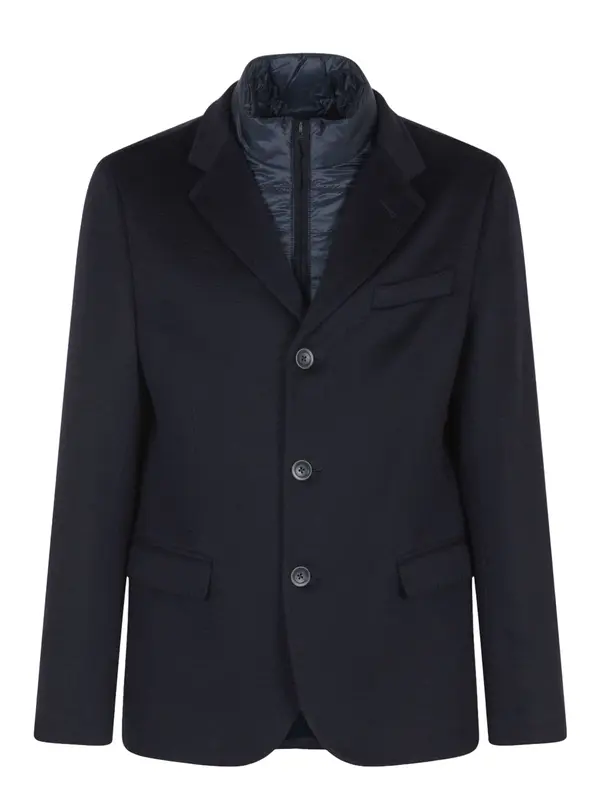 Herno Double-breasted Jacket - Blue