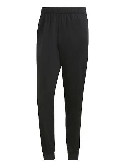 Adidas Essentials Warmup Tapered 3stripes Track Pants - Black