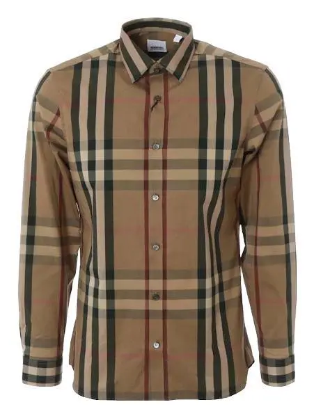 Burberry Check Shirt - Pebble