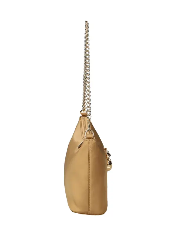 Moschino Logo-plaque Shoulder Bag - Neutrals