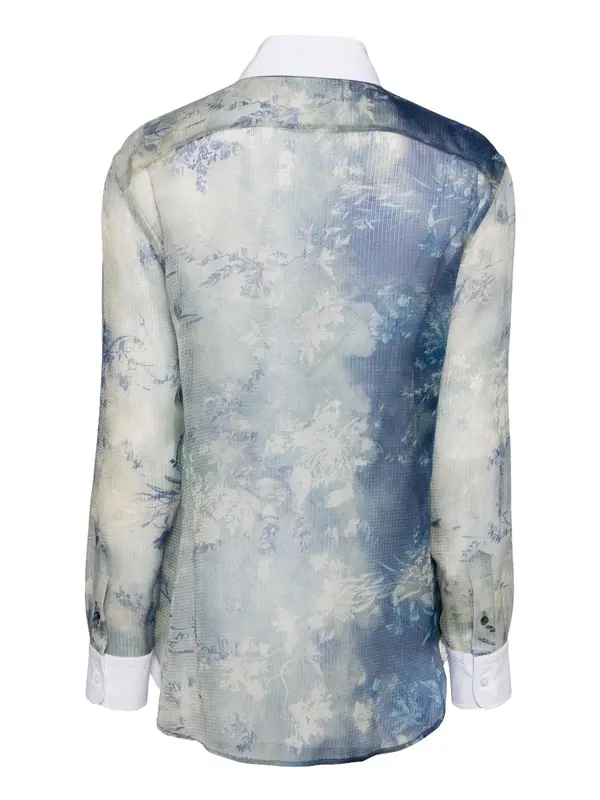 Ralph Lauren Floral-print Shirt - Blue