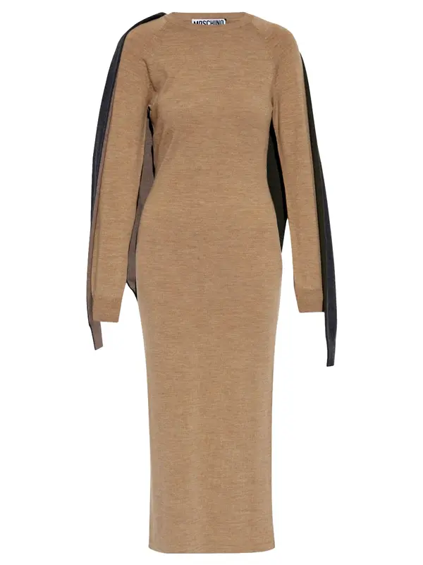 Moschino Wool Dress - Neutrals