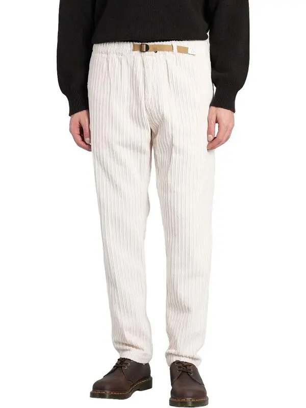 WHITE SAND Straight Leg Pants - White